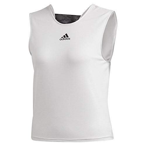 adidas Women's Tennis Camo Tank Primeblue Dark Gray/Black Small