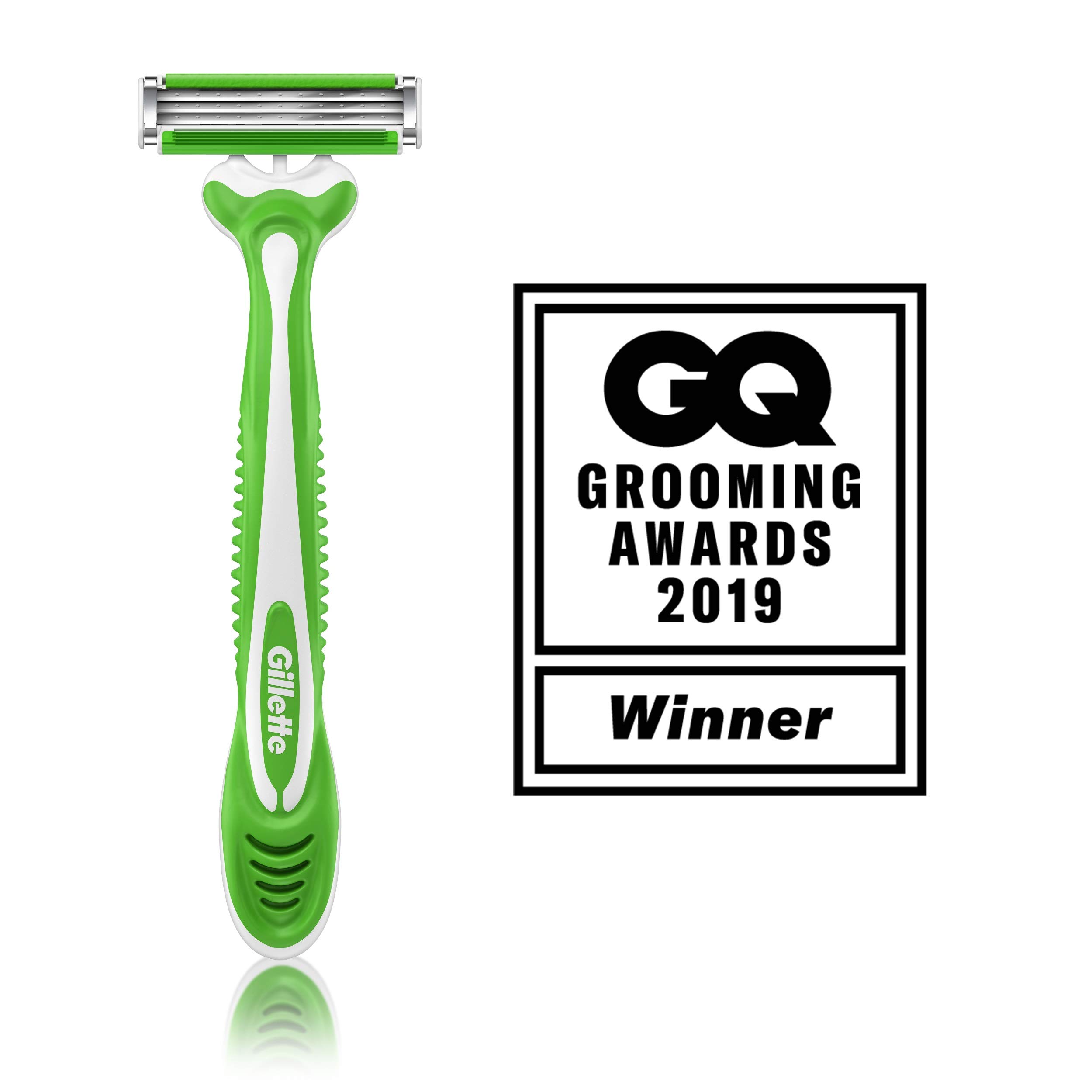 Gillette Sensor3 Sensitive Men's Disposable Razor, 4 Razors