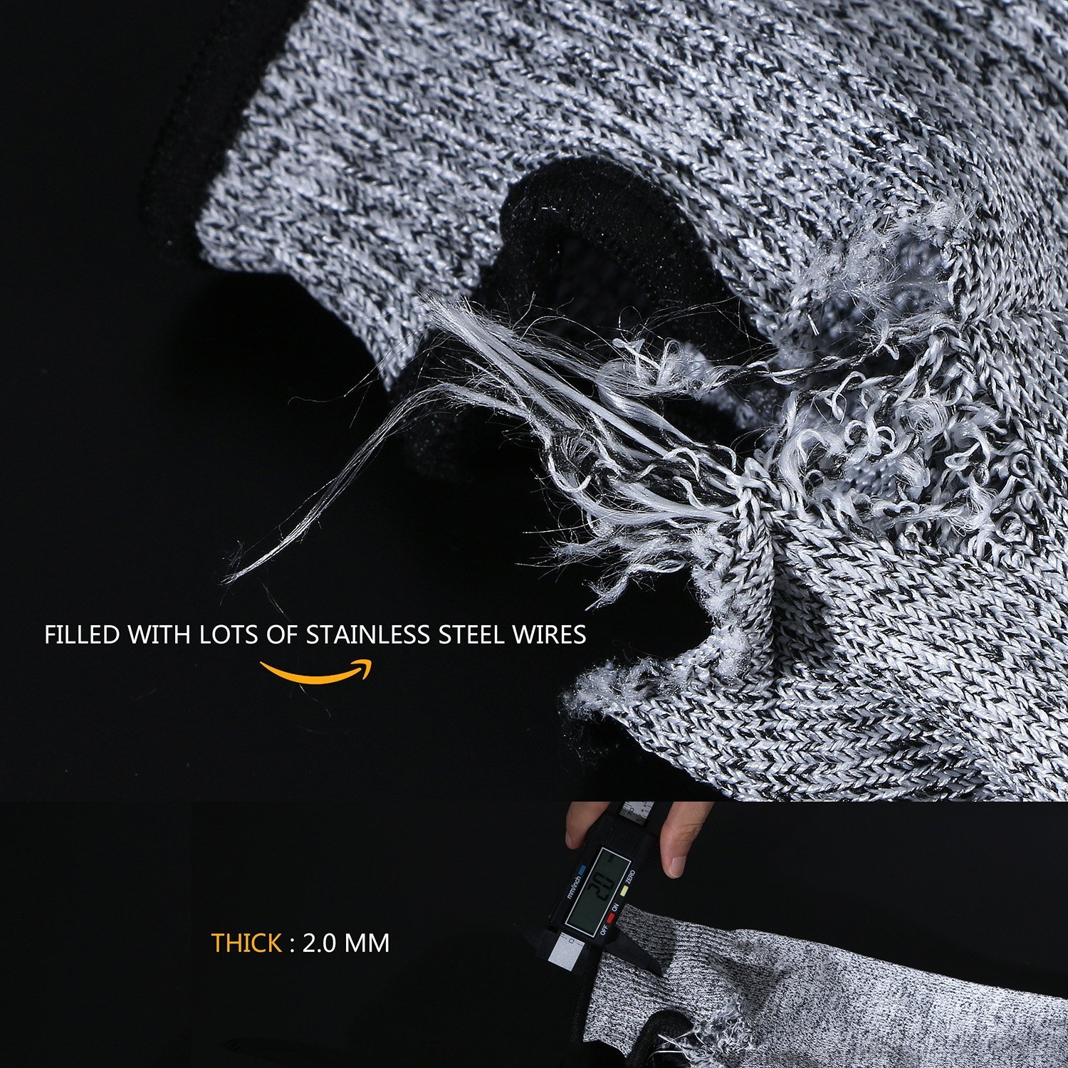 Cut Resistant Sleeves, Level 5 Protection, Slash Resistant Arm Sleeves, 14" Long, Sold By Pair (2Piece)