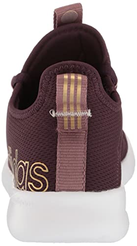 adidas Women's Cloudfoam Pure 2.0 Running Shoe, Shadow Maroon/Gold Metallic/Wonder Oxide, 6.5