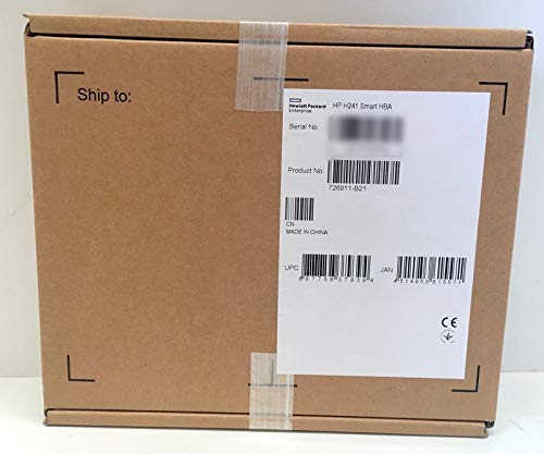 HP H241 12Gb 2-ports Ext Smart Host Bus Adapter - 12Gb/s SAS - PCI Express 3.0 x8 - Plug-in Card - RAID Supported - 0, 1, 5 RAID Level - 2 Total SAS Port(s) - 2 SAS Port(s) External - 726911-B21