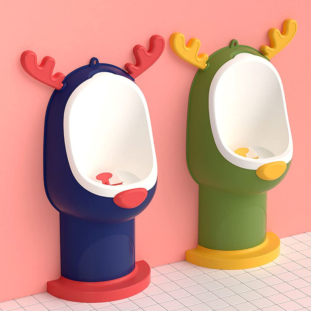 COHEALI Children Standing Potty Portable Toilet 1Pcs Urinal with Aiming Target Boys Potty Plastic Urinal Cartoon Pee Boy Training Tool Potty Toilet Training Standing Potty Toilet
