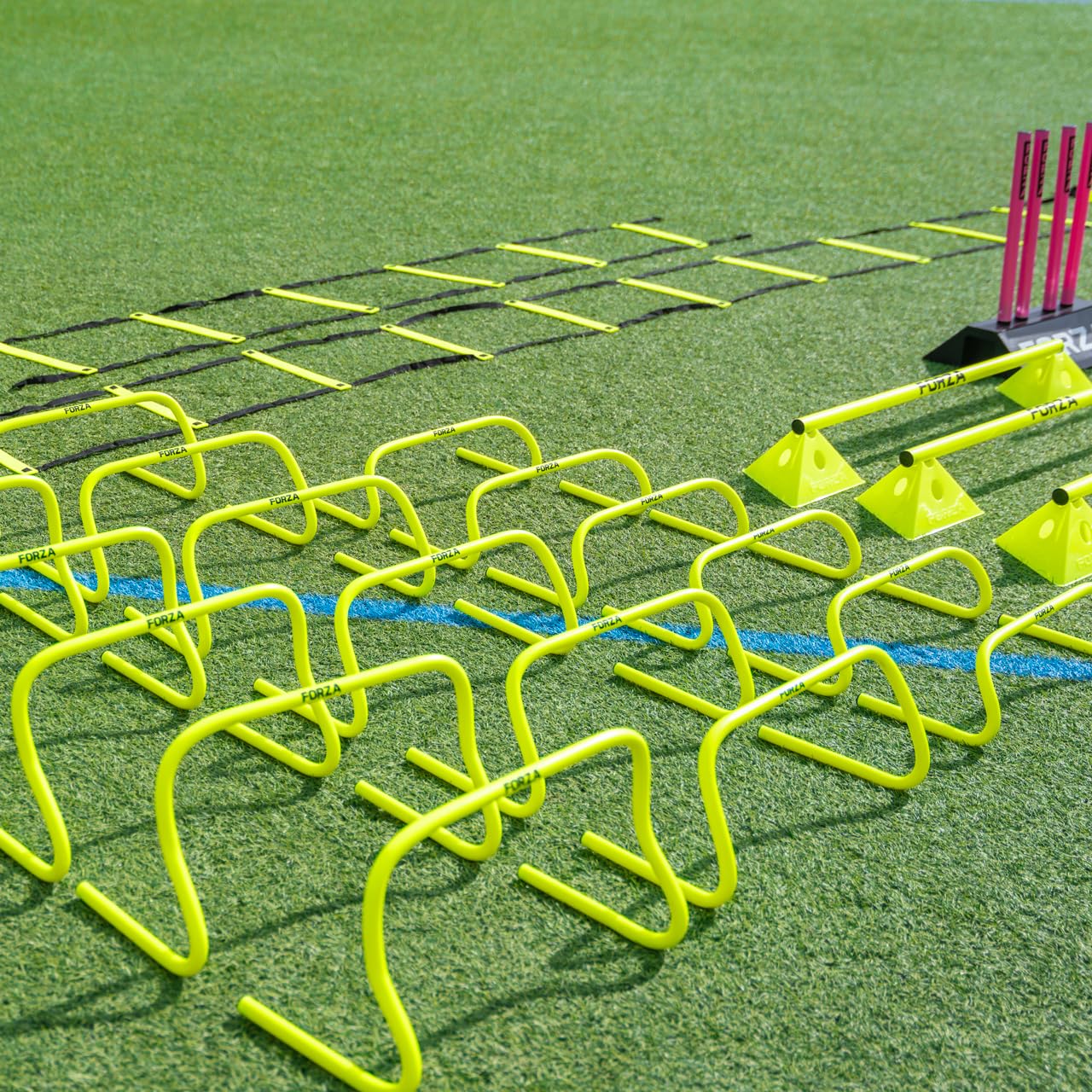 6" SPEED HURDLES - New & Improved Design for Agility Training [Set of 6] [Net World Sports]
