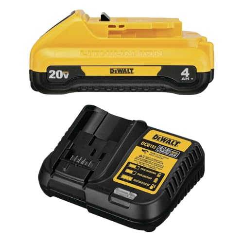 Dewalt DCPR320BDCB240C-BNDL 20V MAX Lithium-Ion 1-1/2 in. Cordless Pruner and 20V MAX 4 Ah Lithium-Ion Battery and Charger Starter Kit Bundle