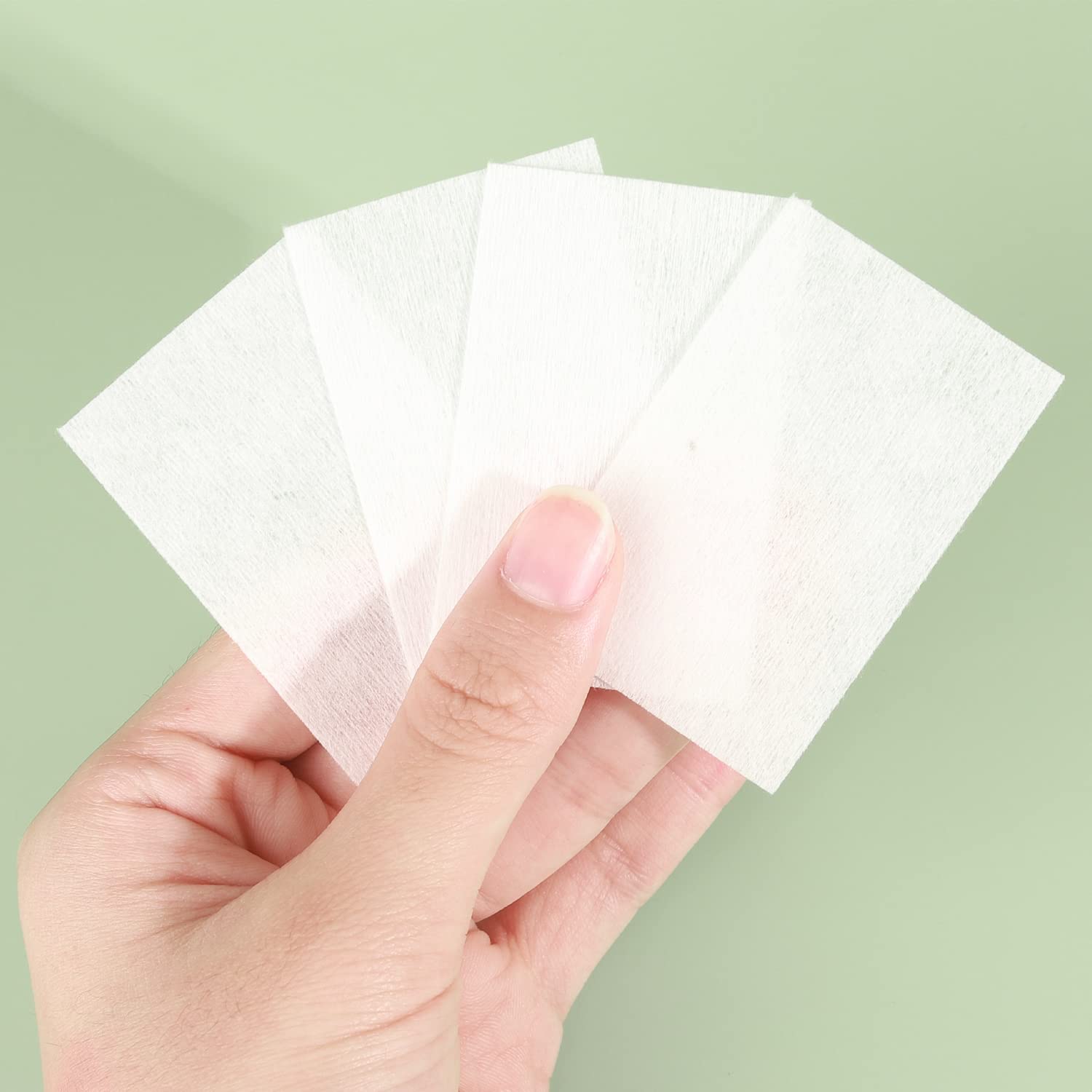 XILAZAB 1000 PCS Disposable Lint Free Nail Wipes，Premium Lint Free Cotton Pads Square,Cosmetic Cleansing Pads Soft and Thin, Nail Polish Remover Pads