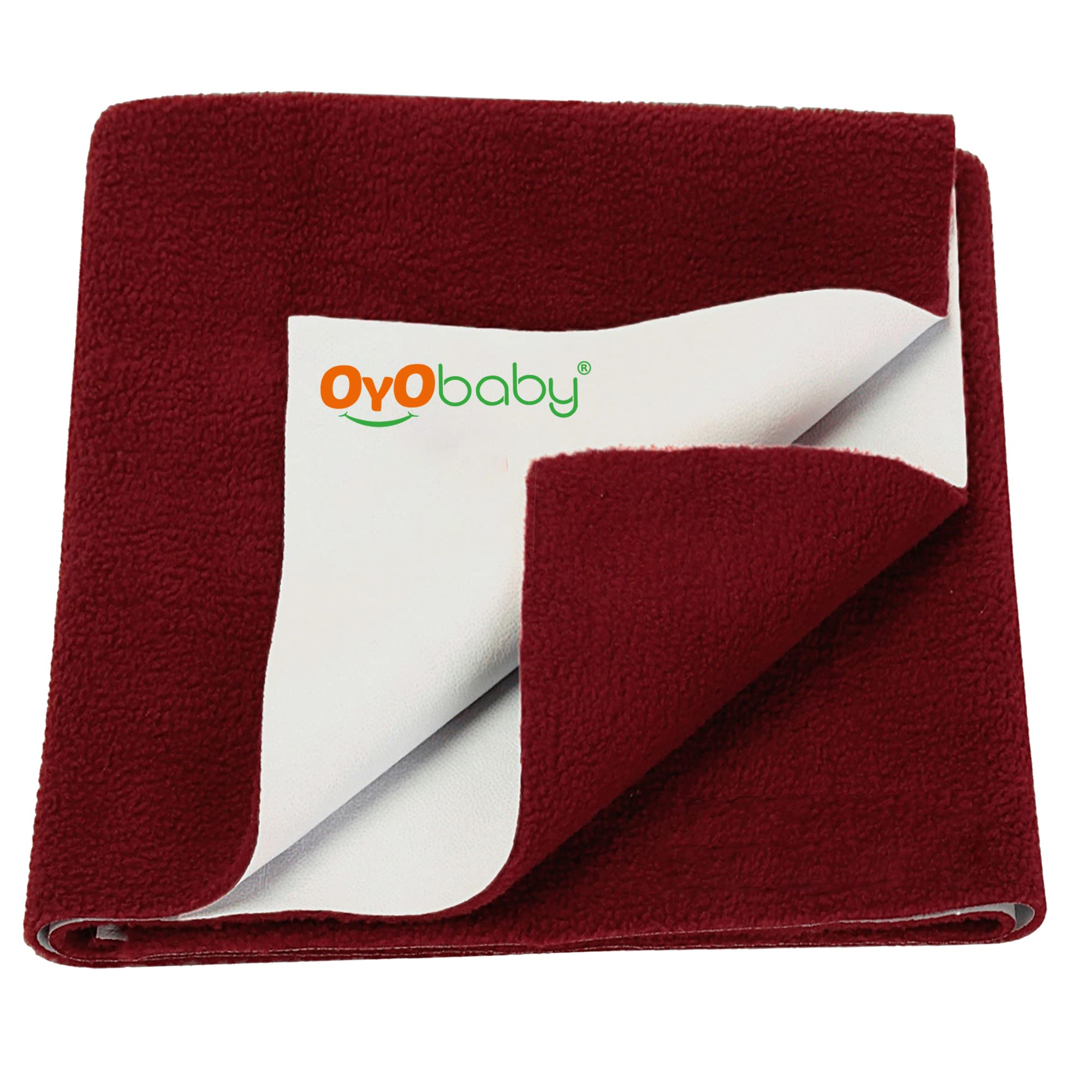 OYO BABY Waterproof Crib Sheet - 28" x 20" Maroon