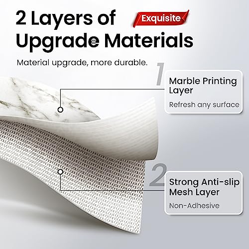 Drawer Liner Shelf Liners for Kitchen Cabinets: Non-Slip Cabinet Liner Non Adhesive Liner for Drawers and Cabinets for Kitchen Cupboard, Dresser Drawer, and Storage Organizer, White, 12 in X 10 FT