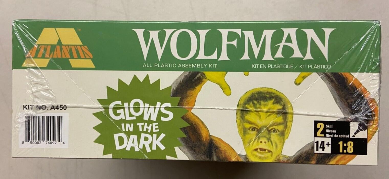 ATLANTIS TOY & HOBBY INC. Lon Chaney Jr. The Wolfman Glow Limited Edition AANA450 Plastic Models Other Misc