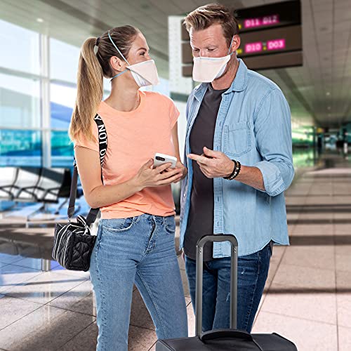 HALYARD FLUIDSHIELD N95 Respirators, ASTM Level 3 Mask, Regular Size, Orange, 46727 (Case of 210)