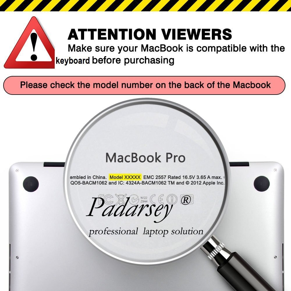 Padarsey Replacement Backlight Backlit Keyboard with 80 PCE Screws Compatible for MacBook Air 13-Inch A1369 A1466 MC965LL MC966LL EMC 2559 MD231LL/A MD760LL/A Series 2011 2012 2013 2014 2015