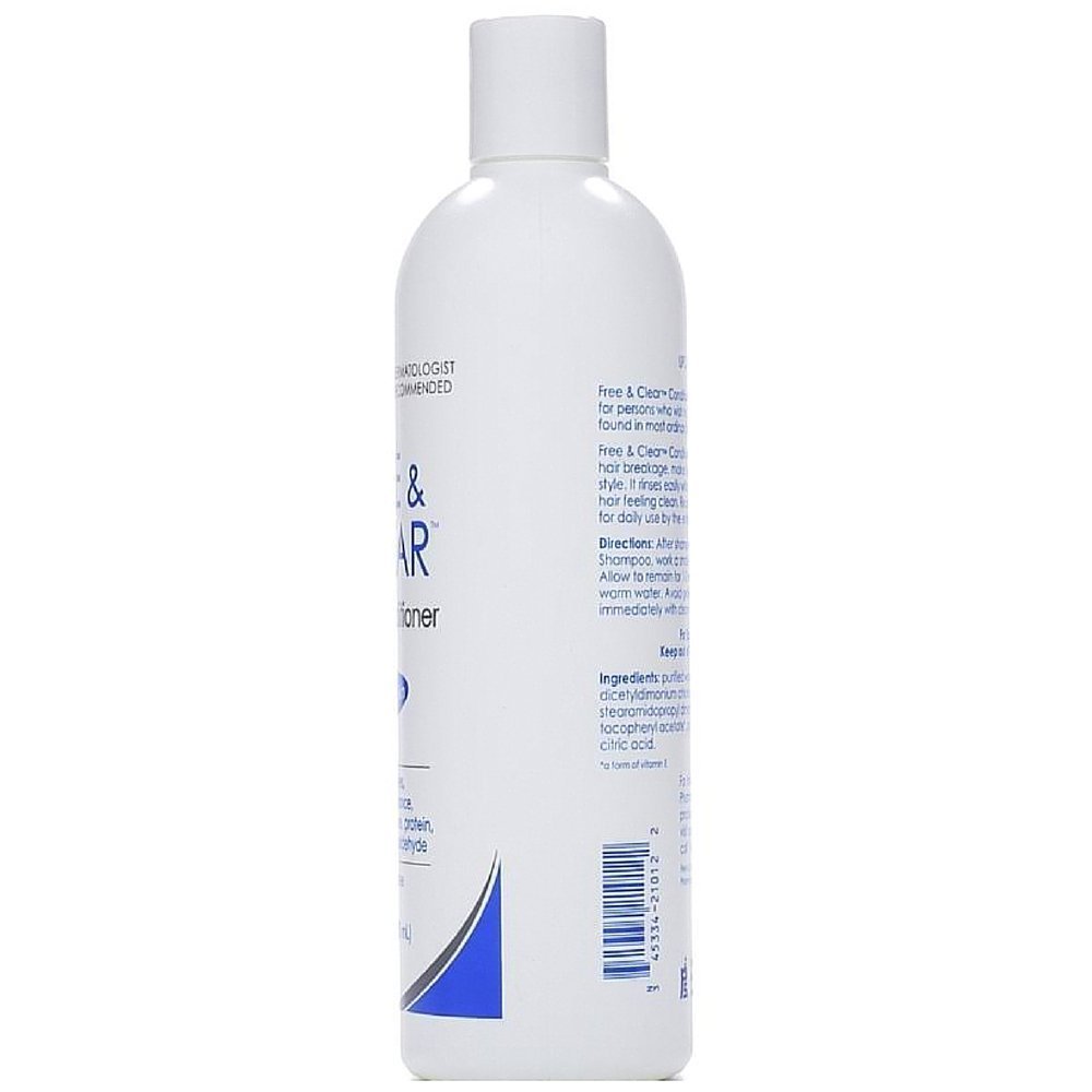 Free & Clear Hair Conditioner 12 oz (Pack of 6) (SG_B00HA7UJFM_US)