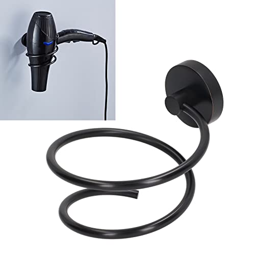 Blow Dryer Holder, Hair Dryer Rack Keep Large Bearing Capacity 304 Stainless Steel Rust Proof for Bathroom (ORB)