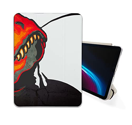 Cute Dino Aggressive T-rex case Compatible with iPad Mini Air Pro 7.9 8.3 9.7 10.2 10.9 11 12.9 inch Pattern Cover New 2022 2021 Trifold Stand 3 4 5 6 7 8 9 Generation 562 (10.2" 7/8/9 gen)