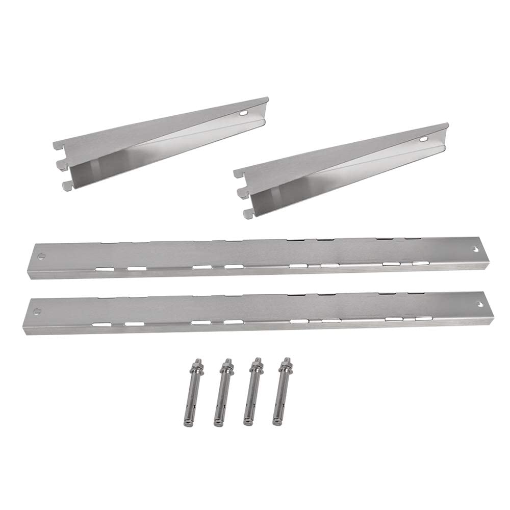 TAIMIKO Stainless Steel Wall Shelf Commercial (Restaurant, Bar, Home, Kitchen, Laundry, Garage and Utility Room) (47.2" x 12.6")