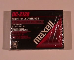 Maxell Mini Data Cartridge 120/250 MB - QIC 80 Formatted - 2 Pack