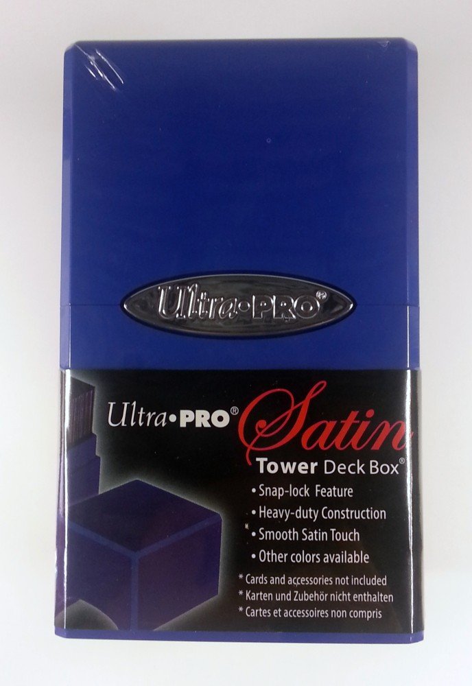Bright Yellow Satin Tower Deck Box