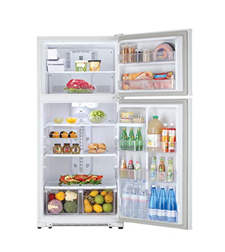 Kenmore 30" Top-Freezer Refrigerator with Ice Maker and 18 Cubic Ft. Total Capacity, White