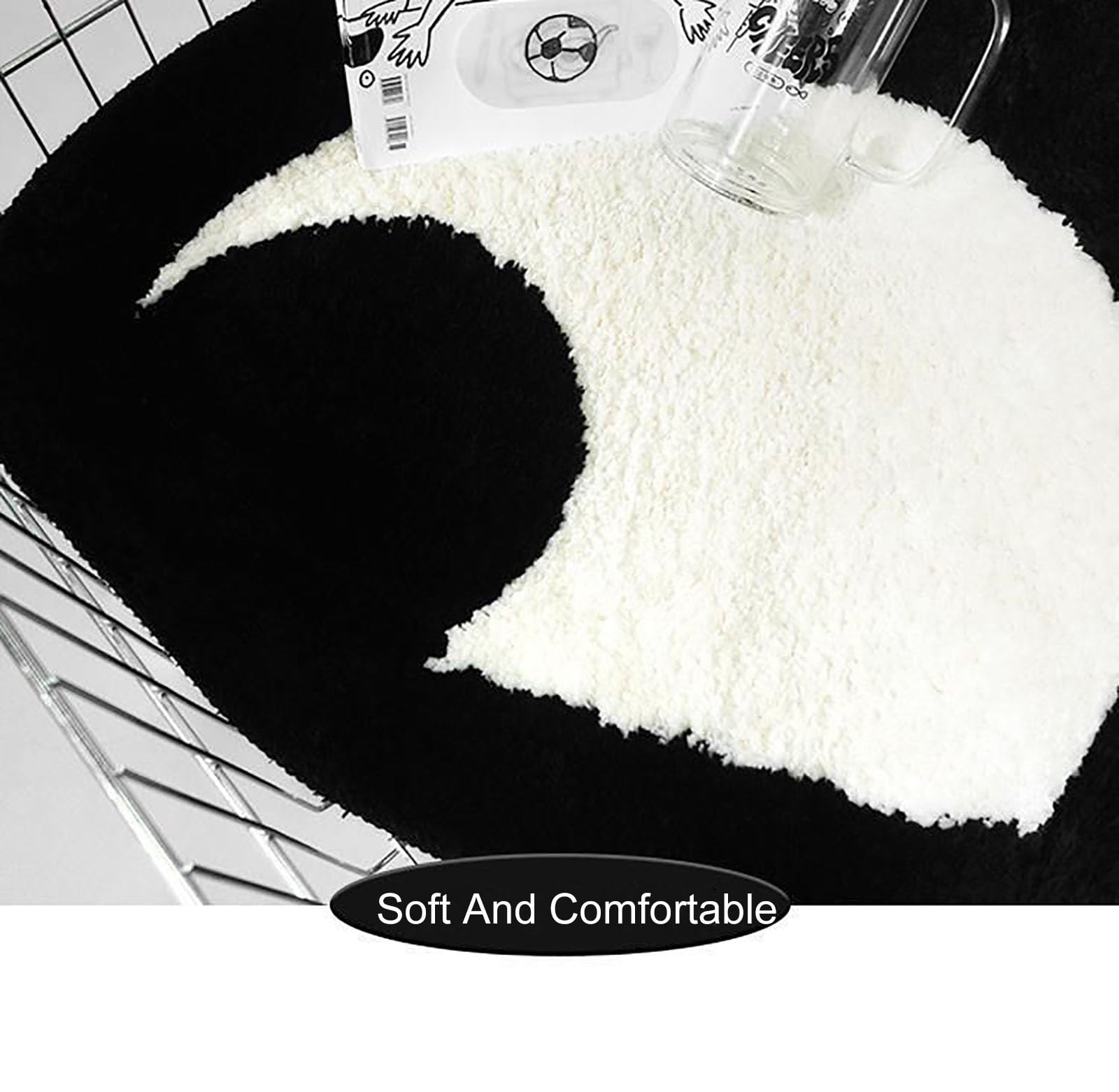 ZZIDOU Area Rugs - Faux Cashmere Rug Shaped Rug Bedside Rug Warm and Comfortable with Non-Slip Backing Bedroom, Bedside, Sofa Rug