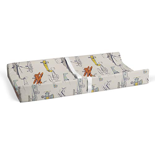 Glenna Jean Changing Pad Cover, Flying High, Beige, Standard