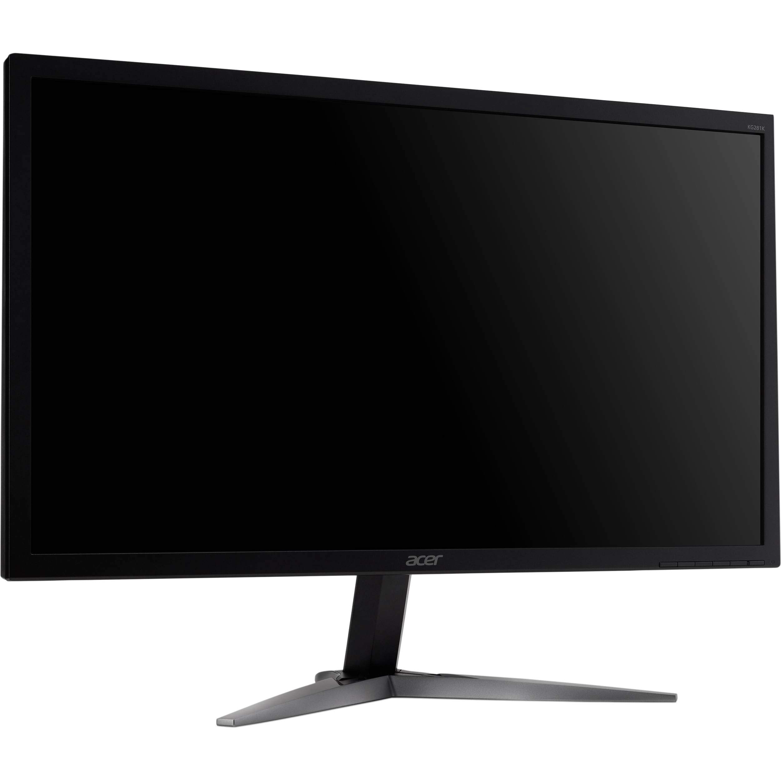 acer KG1 28" Widescreen LCD Monitor UHD 3840x2160 1ms GTG 60 Hz 330 Nit TN (Renewed)
