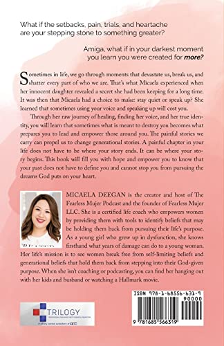 Dear Fearless Mujer, You Were Created for More: A Journey to Healing, Letting Go, & Finding Purpose