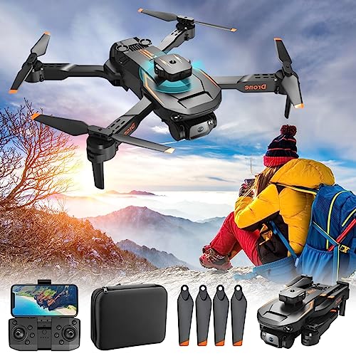 Drone With Camera For Adults, Foldable Fpv Drone With Electrionic Regulation Dual 1080p Wifi Camera Gesture Control Rc Quadcopter For Kids Adults