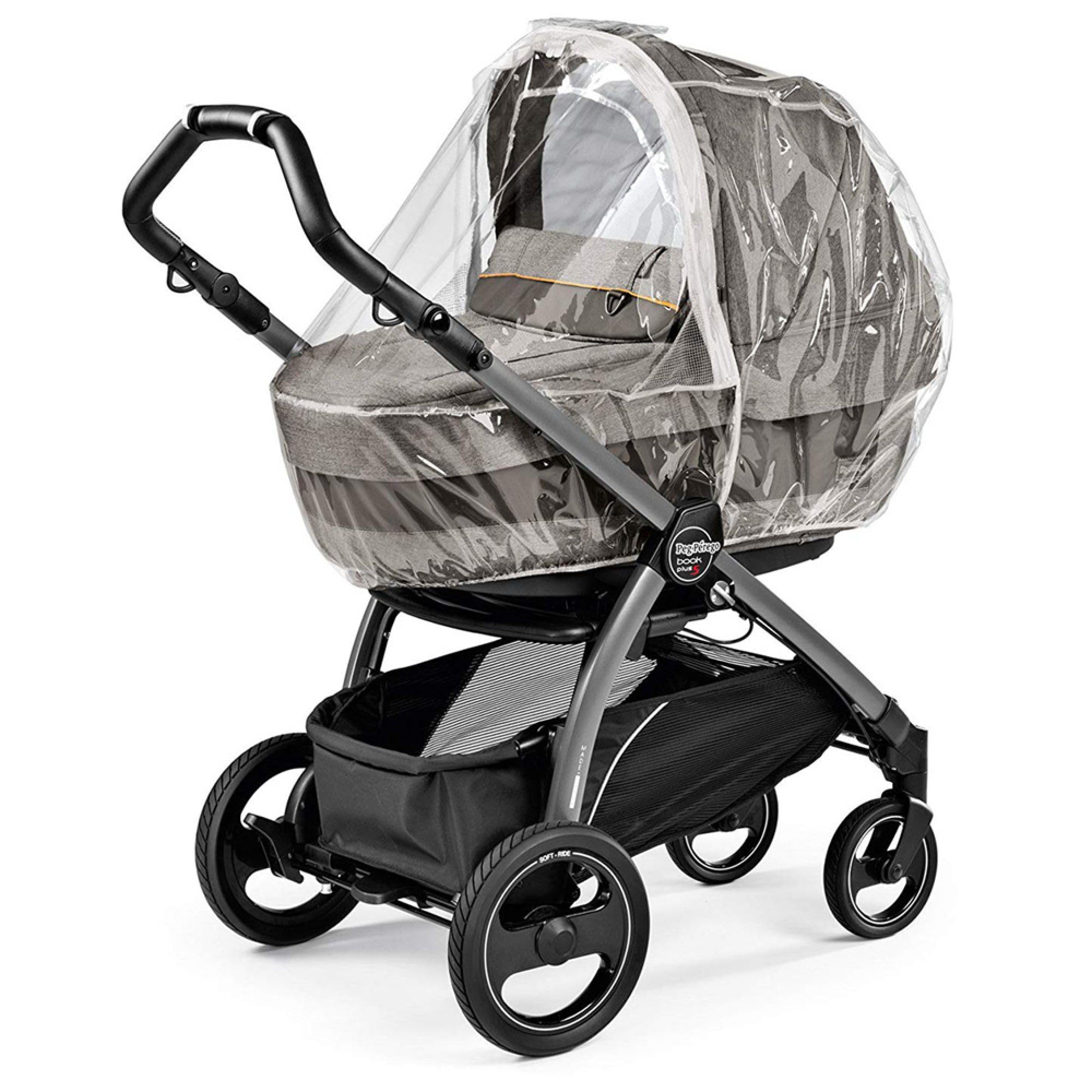 Peg Perego Bassinet Rain Cover - Accessory - Compatible with Ypsi Bassinet - Clear