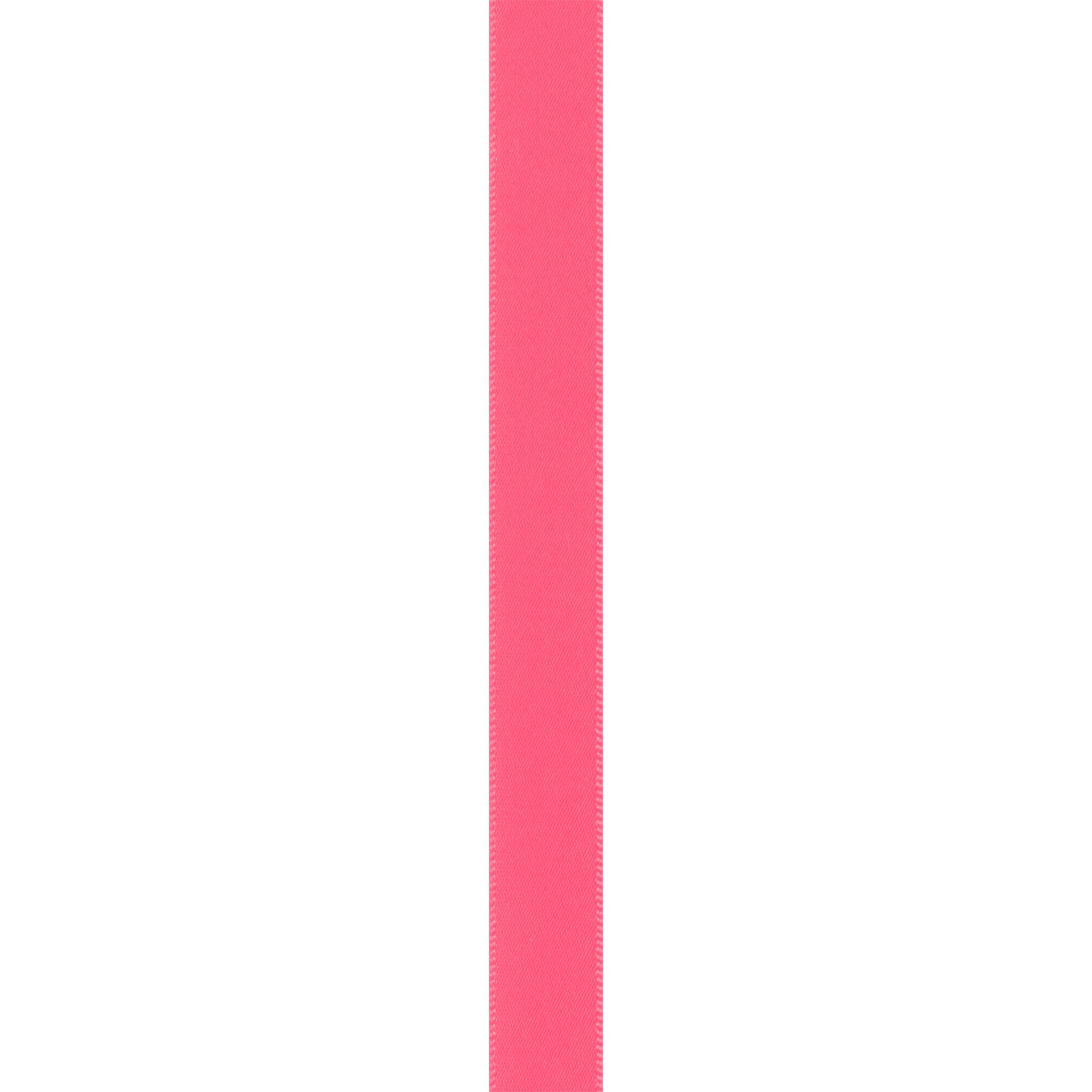 Berwick Offray 264584 5/8" Wide Single Face Satin Ribbon, Shocking Pink, 6 Yds