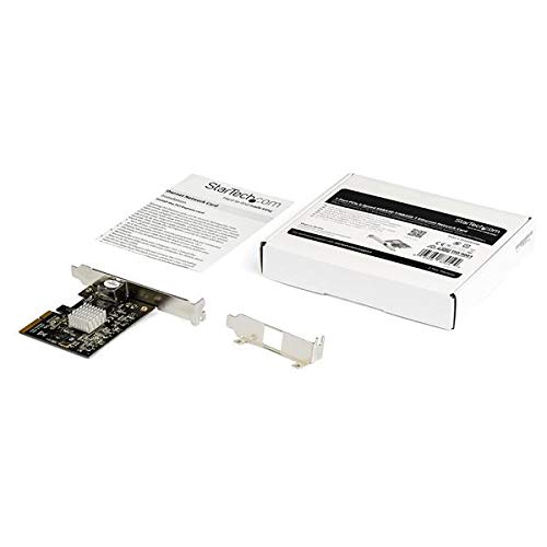 StarTech.com 5G PCIe Network Adapter Card - NBASE-T & 5GBASE-T 2.5BASE-T PCI Express Network Interface Adapter - 5GbE/2.5GbE/1GbE Multi Gigabit Ethernet Workstation NIC - 4 Speed LAN Card (ST5GPEXNB)
