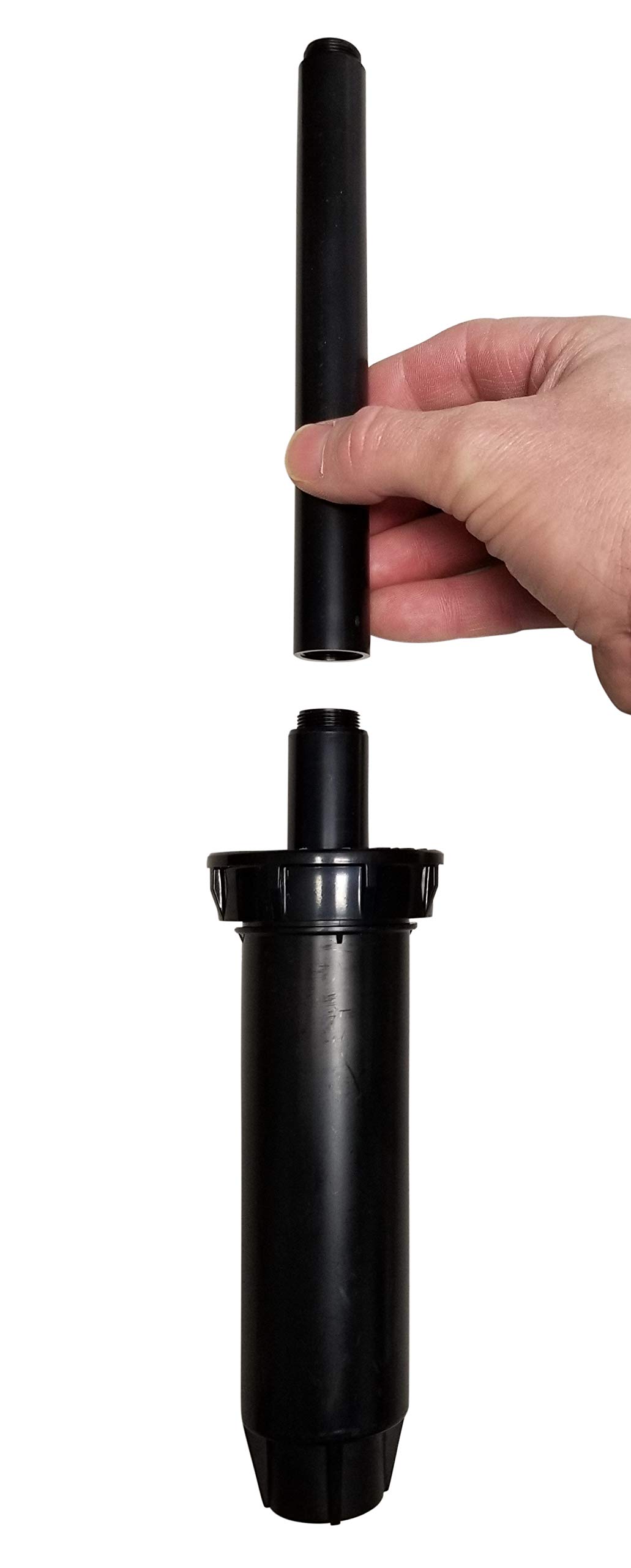 IrriFix Box Set - Rain Bird Popup Riser Extensions 1800EXT | RainBird Universal Sprinkler Extenders 1800-EXT | Set of 6 with Instruction Card & RotorTool Screwdriver
