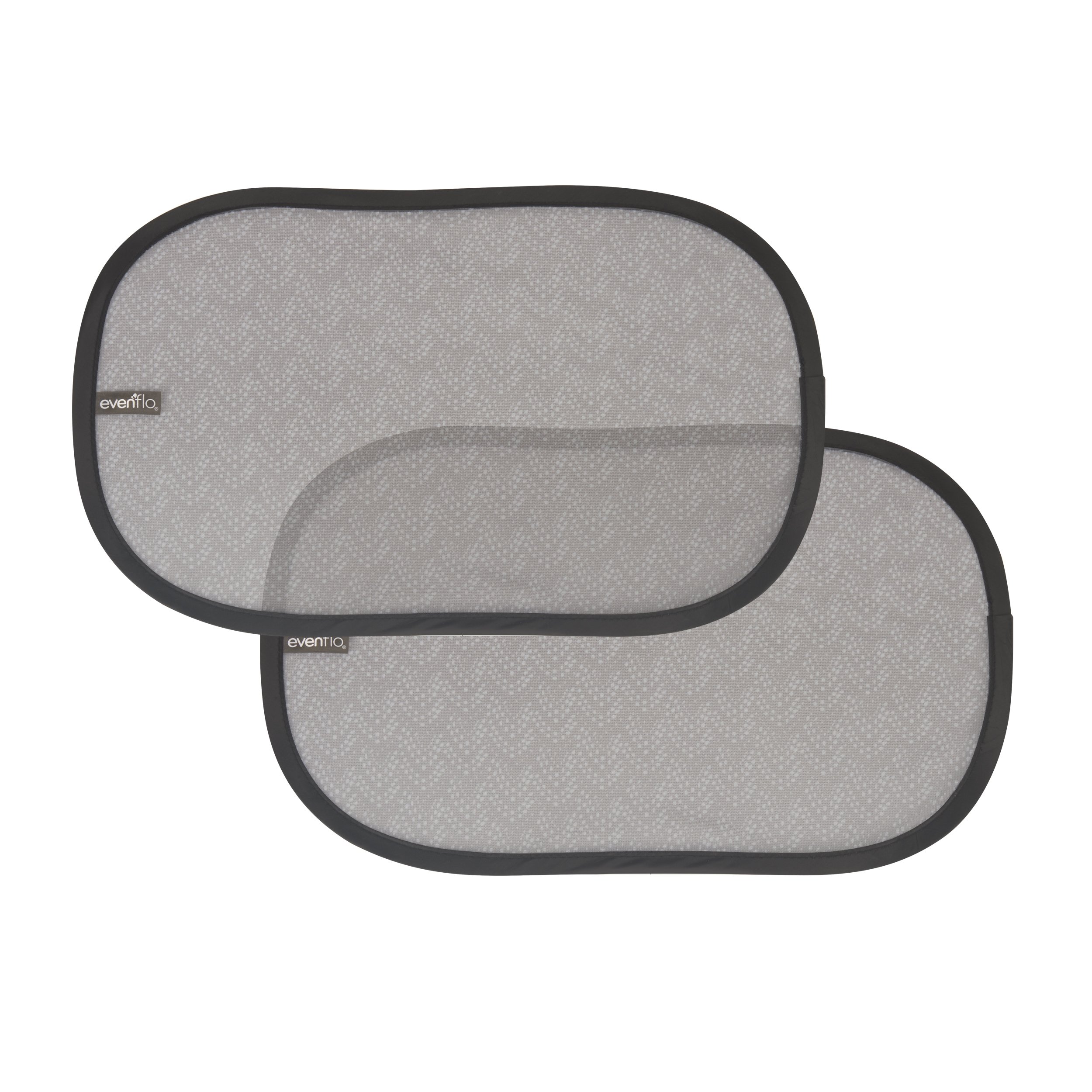 Evenflo Car Window Cling Shades, 2-Pack, Grey Chevron