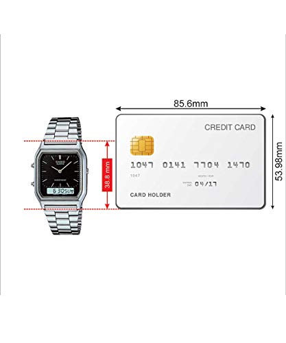 Casio AQ-230A-1DMQYEF Mens Combi Bracelet Watch