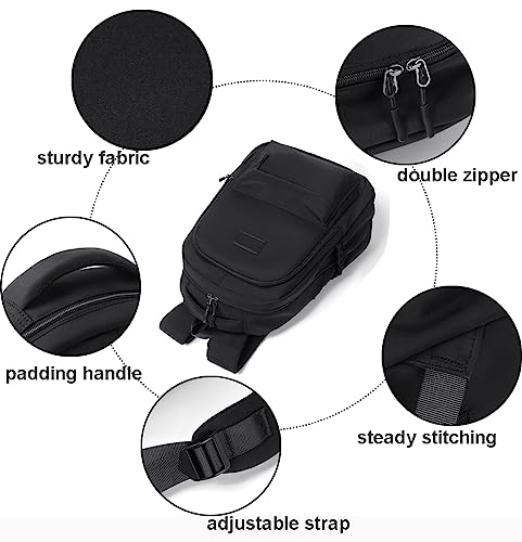 BESYIGA Unisex 25L Travel Backpack with Laptop Compartment Large Capacity Carry On Pack Bag for College Work