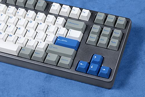 DROP DCX Camillo Keycap Set, Doubleshot ABS, Cherry MX Style Keyboard Compatible with 60%, 65%, 75%, TKL, WKL, Full-Size, 1800 layouts and More, White
