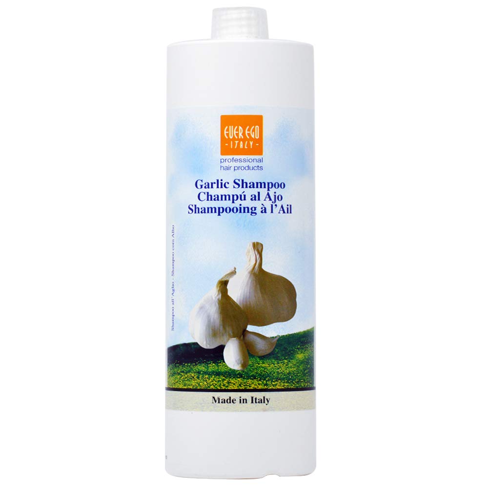 Ever Ego Italy Garlic Shampoo Plus Vitamin A, 33.8 Ounce