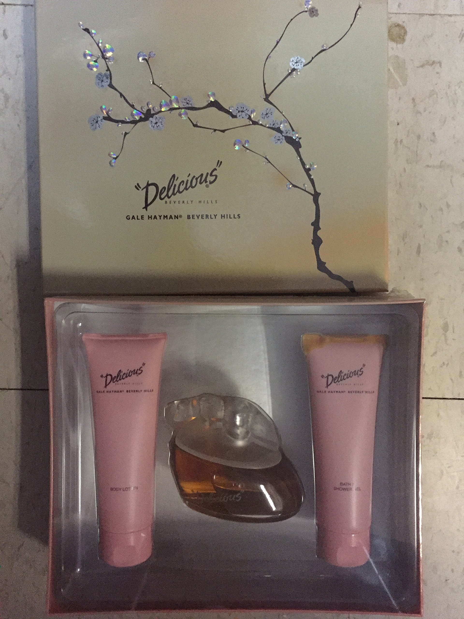 DELICIOUS 3 Piece Eau de Toilette Spray Gift Set for Women by Delicious
