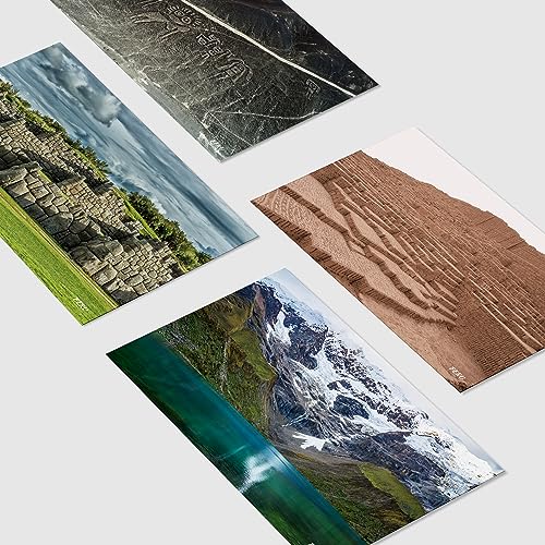 Dear Mapper Peru Natural Landscape Postcards Pack 20pc/Set Postcards From Around The World Greeting Cards for Business World Travel Postcard for Mailing Decor Gift