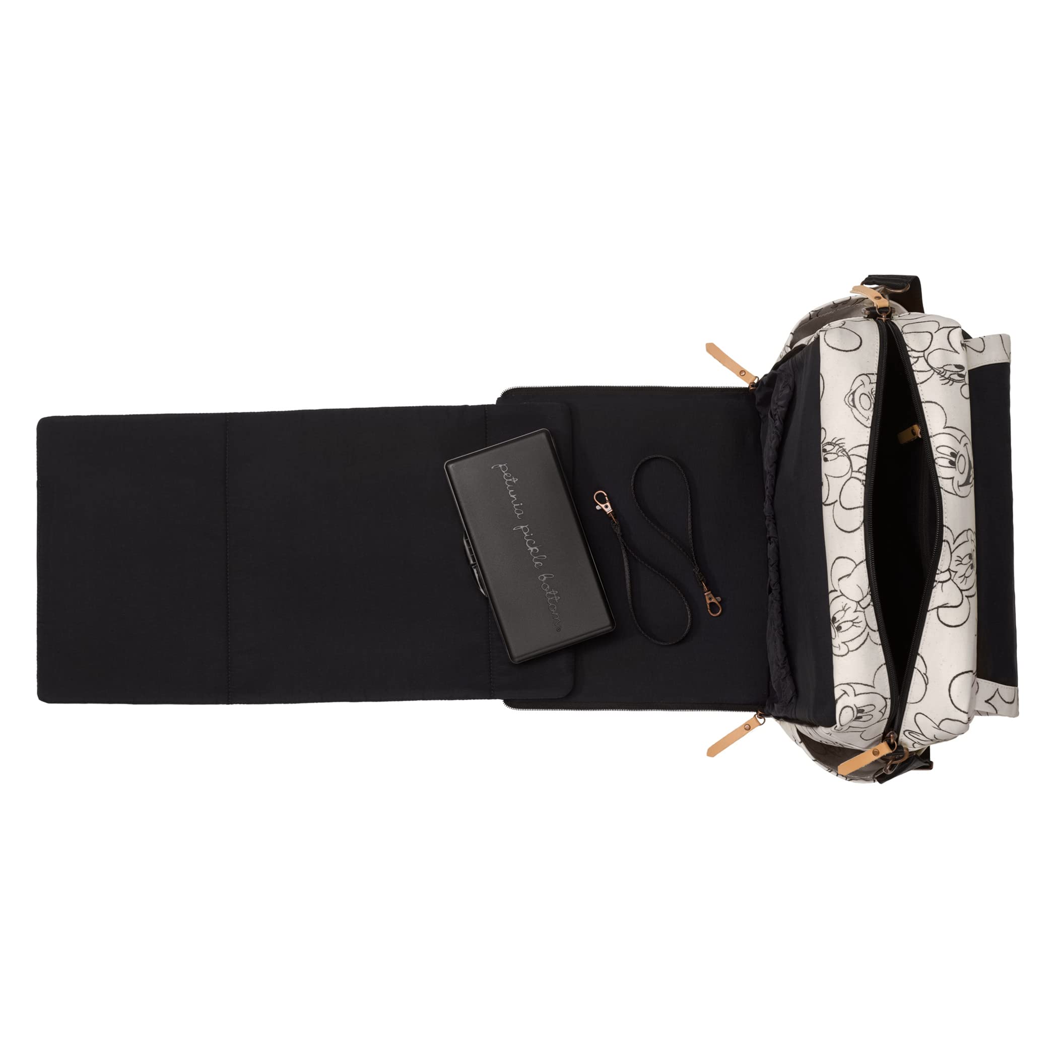 Petunia Pickle Bottom Boxy Backpack | Diaper Bag | Diaper Bag Backpack for Parents | Top-Selling Stylish Baby Bag | Sophisticated and Spacious Backpack for On The Go Moms | Sketchbook Mickey & Minnie