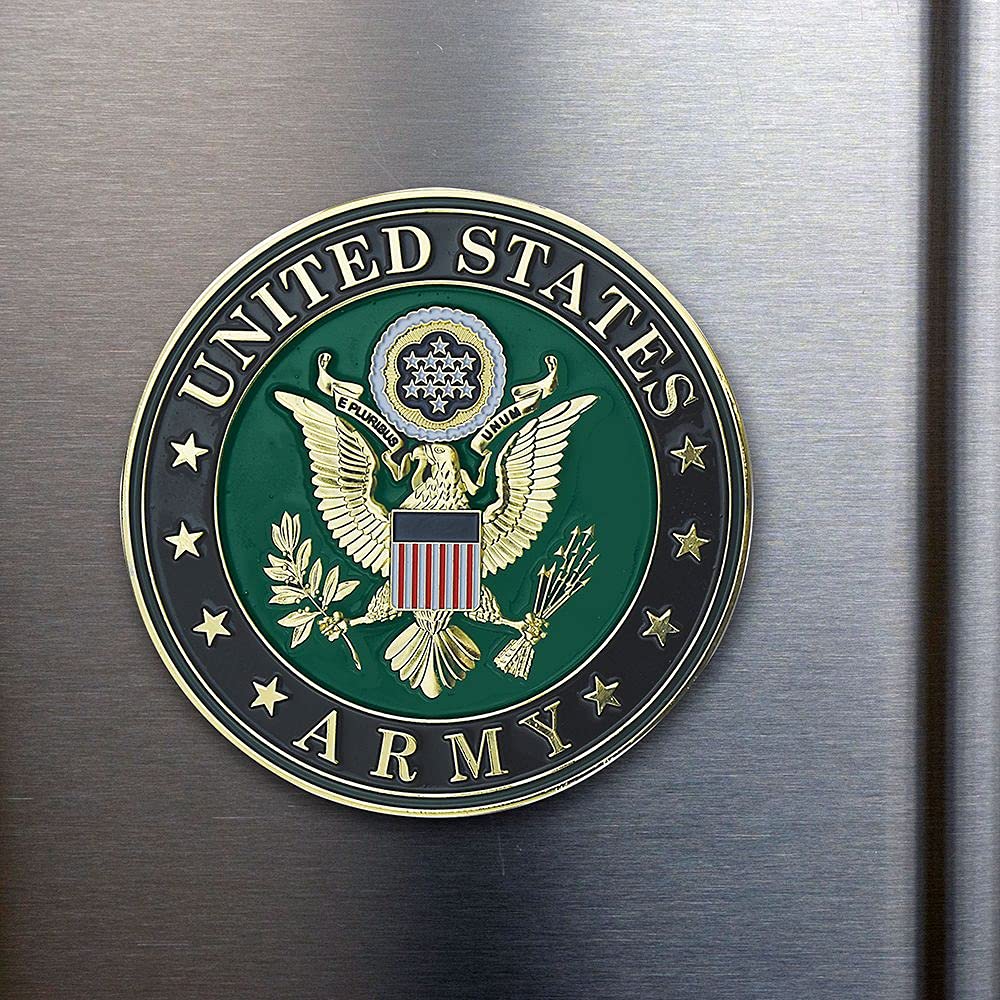 Allied Products Heroes Series Army Medallion Large Magnet - 3" diameter