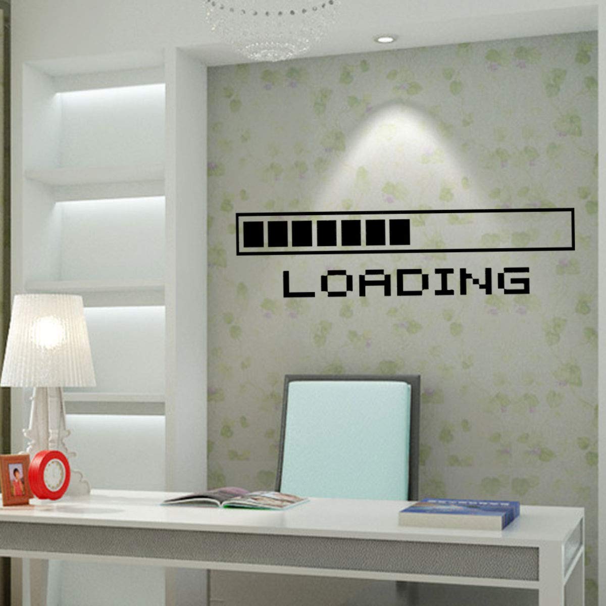 PICTURE IT ON CANVAS Loading a Video Game Wall Poster Decal Cool Gamer Stuff Computer Wall Stickers Murals Home Decor Accents