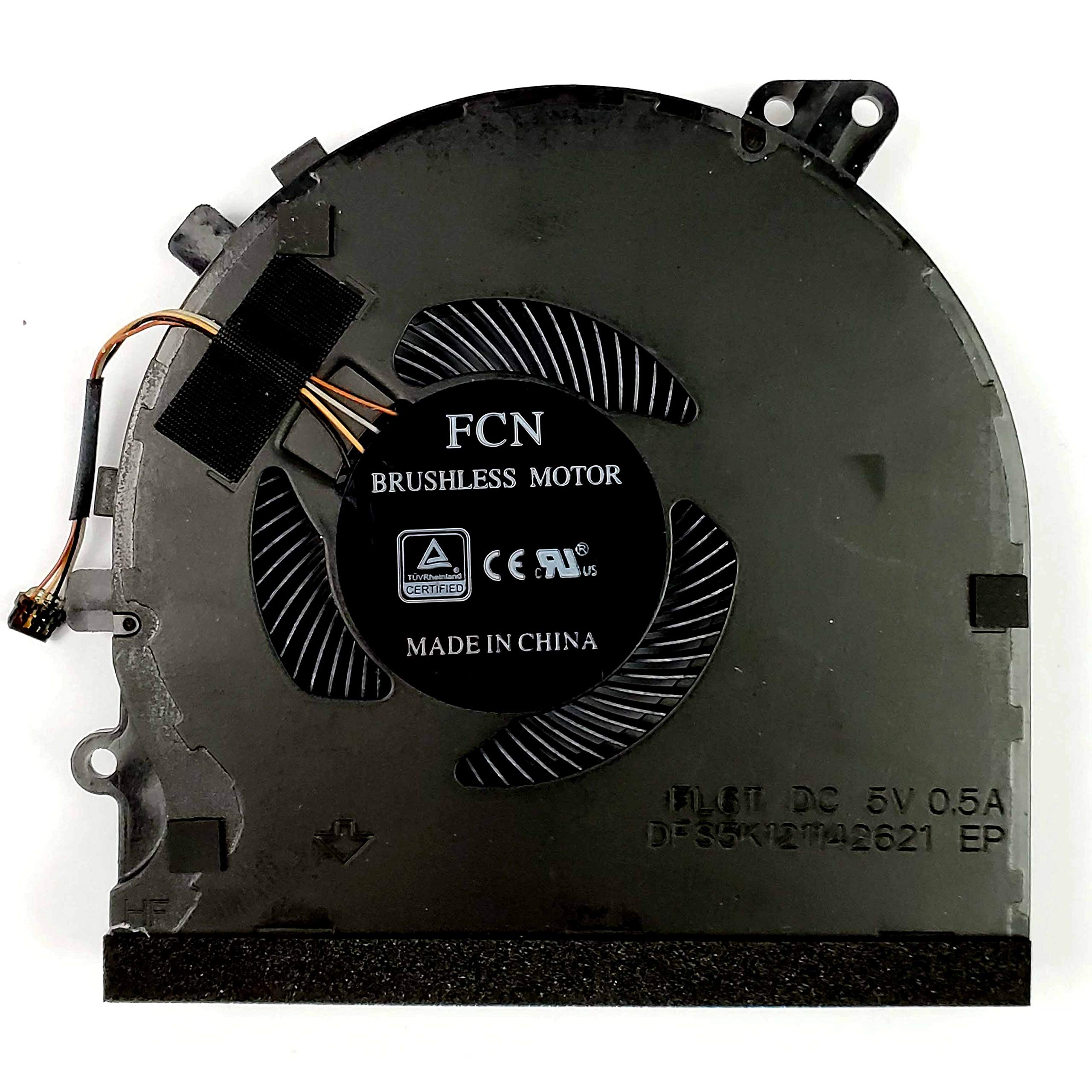New CPU+GPU Cooling Fan Replacement for Razer Blade 15 Base (2018-2020) RZ09-027 RZ09-0270 RZ09-0300 RZ09-03009E97 RZ09-0328 RZ09-03287E72 DFS501105PR0T DFS5K121142621 (Does Not for Advanced Version)