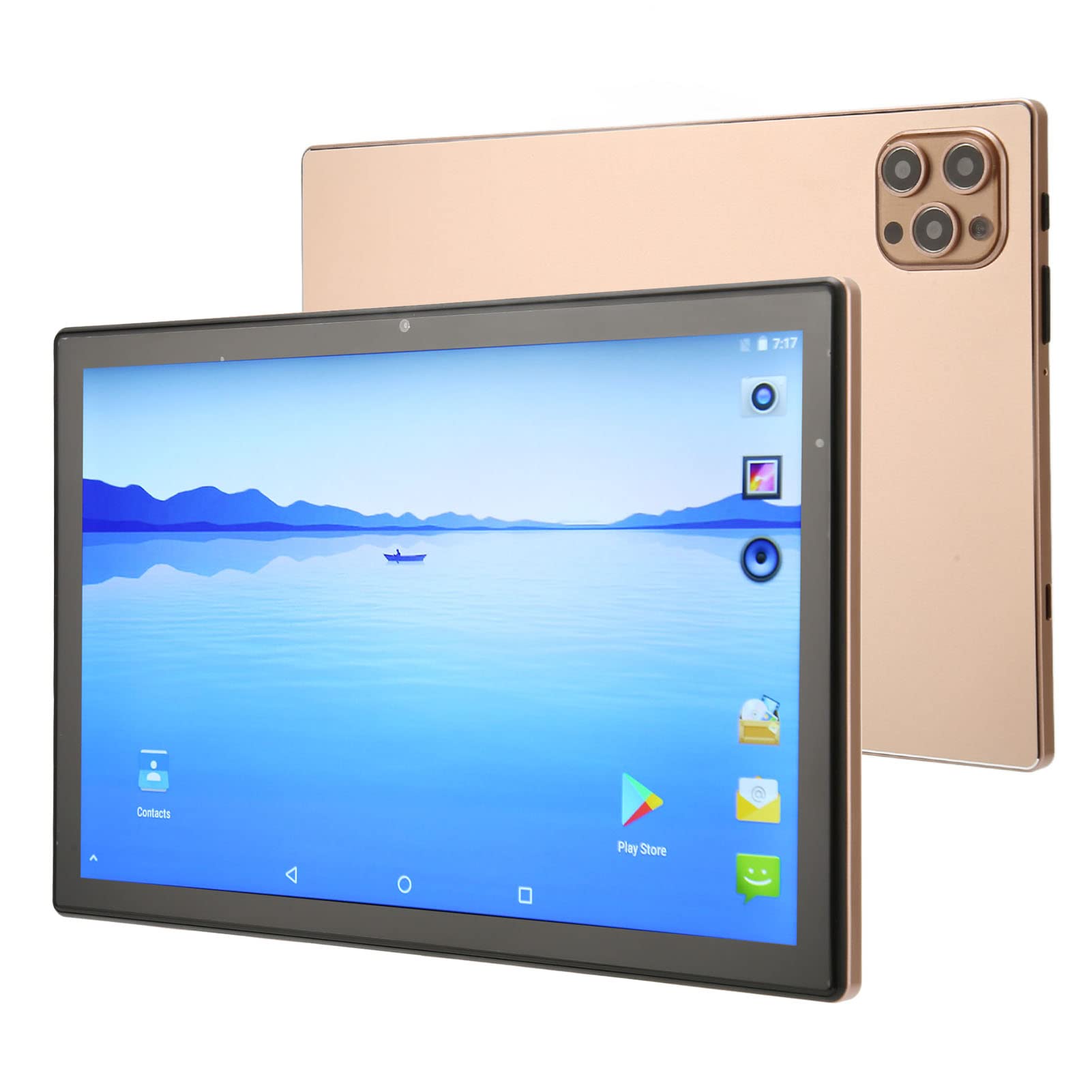 Airshi Tablet PC, Tablet 6G RAM 128G ROM Octa Core Processor 5G 2.4G WiFi Support Call for Home for Travel (US Plug)