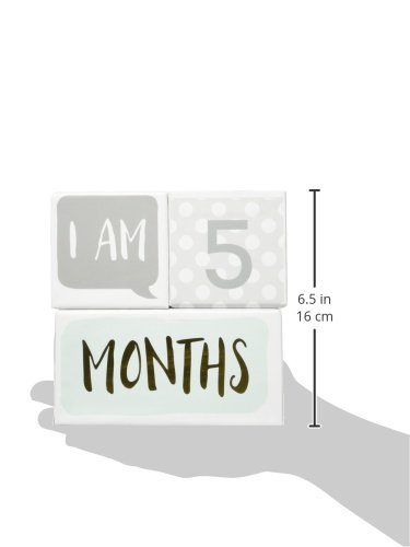 GiftsForYouNow My First Milestone Baby Age Blocks