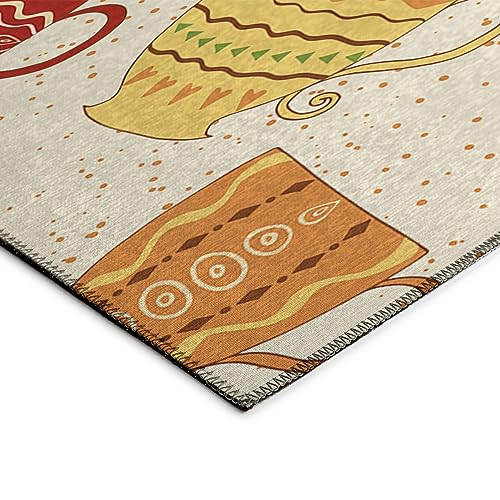 Dalyn Rugs Indoor/Outdoor Kendall KE15 Ivory Washable 8' x 10' Rug