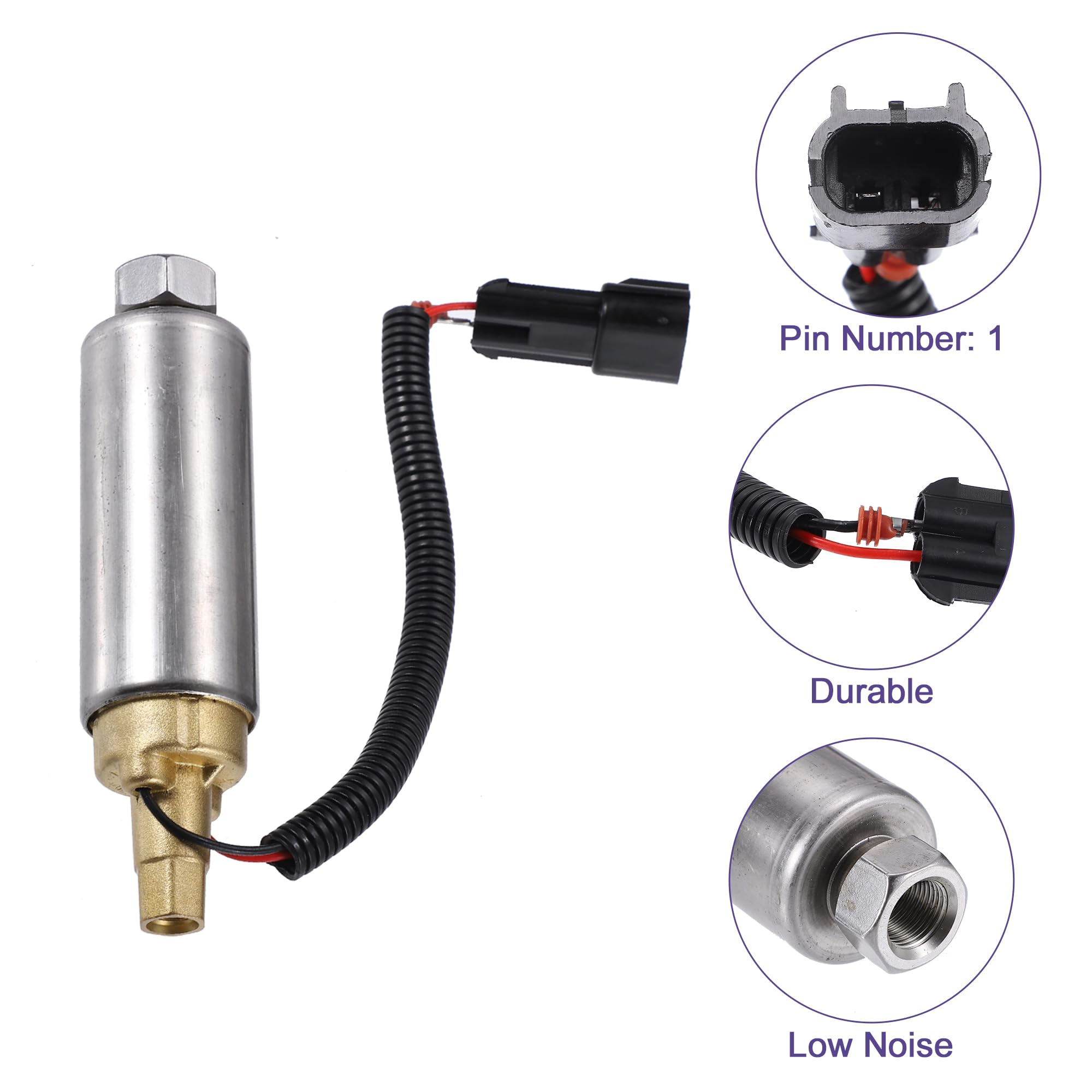 ACROPIX Low Pressure Electric Fuel Pump Assembly Fit for Mercury Marine 4.3L 5.0L 5.7L 262 305 350 861155A3 861155A2 - Pack of 4