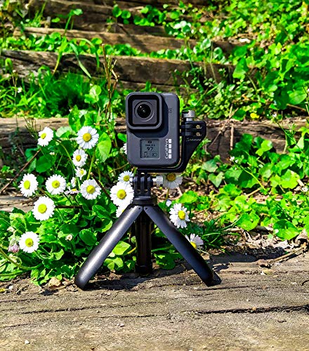 Dreampick Vertical Mount for GoPro Hero 10 9 8 7 6 5 4, DJI Osmo Action Vertical Frame Camera Vertical Mount, Case for GoPro Vertical Mount, VRT Vertical Adapter