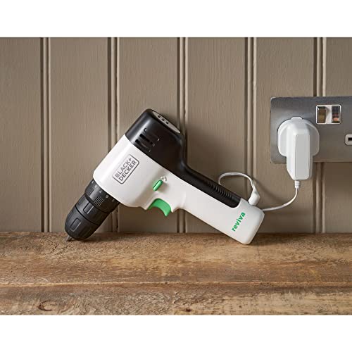BLACK+DECKER reviva 12V Cordless Drill, 230 lb Torque, Made from Recyled Material (REVCDD12C)
