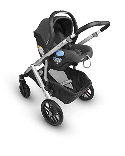 UPPAbaby MESA Infant Car Seat - Jordan (Charcoal Melange) Wool Version + Travel Bag for MESA
