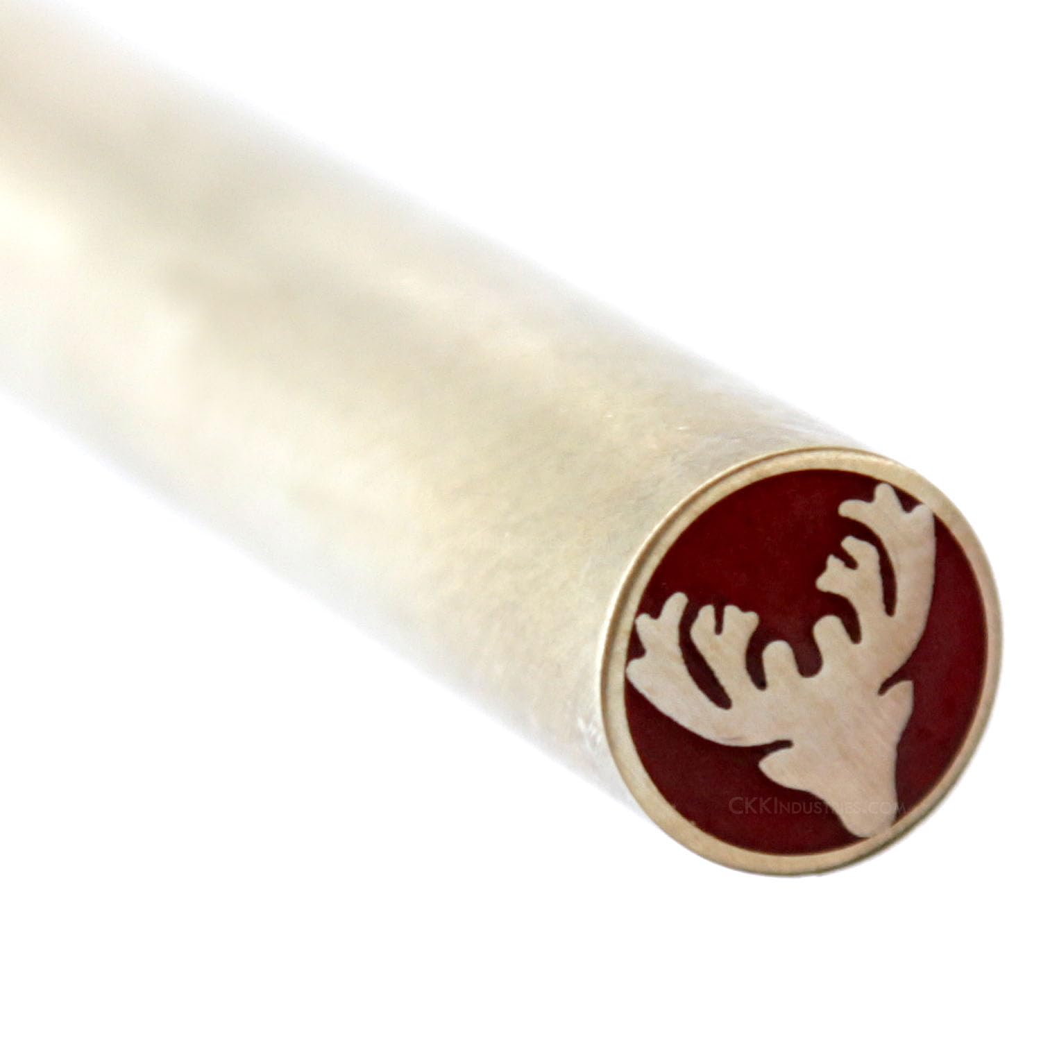 Mosaic Pin - (0.312 (5/16) Inch Diameter) - (Buck) - (MP-1027BB-312) - (Brass Outer)(Brass Inner) - Decorative Knife Handle Pins and Rods for Fixed Blade Knives