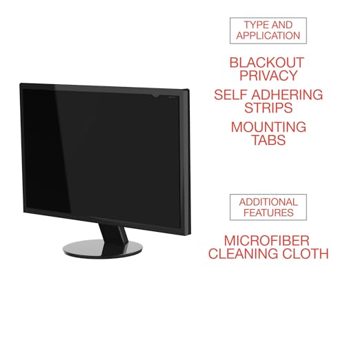 Innovera Blackout Privacy Filter for 23" Widescreen Flat Panel Monitor, 16:9 Aspect Ratio